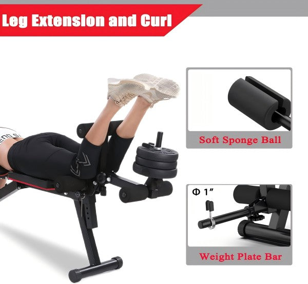 Adjustable Workout Bench Home Strength Training – ZENOVA