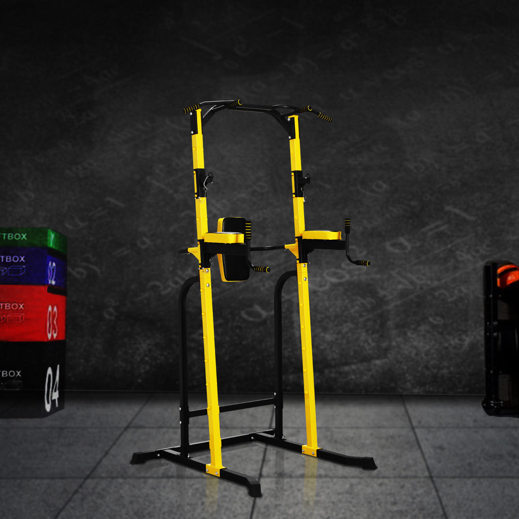 ZENOVA Power Tower Pull Up Bar Station Multi-Function Gym Equipment fo